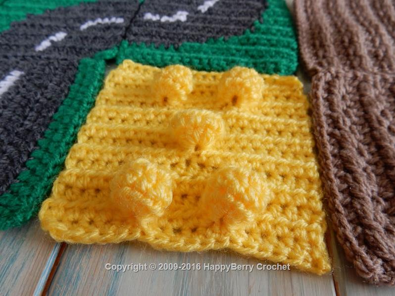 Wheat Field Square | HappyBerry